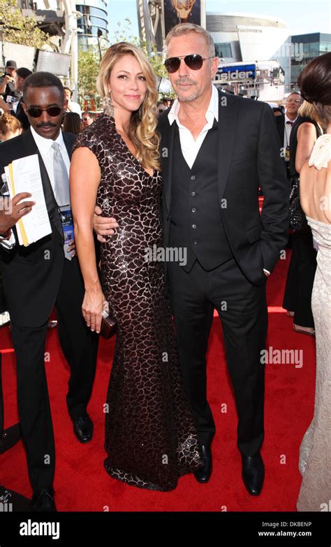 Kevin Costner Christine Baumgartner 64th Annual Primetime Emmy Awards