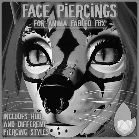 Second Life Marketplace Ph Fabled Fox Piercing Set Demo