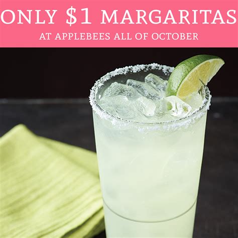 Hot Only 1 Margaritas Applebees All Of October Deal Hunting Babe