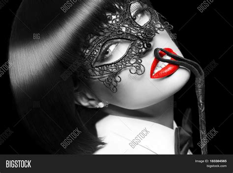 Sexy Woman Mask Whip Image And Photo Free Trial Bigstock