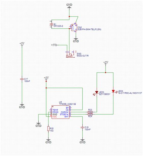 Charge Battery And Supply Load To An Mcu Rpcb