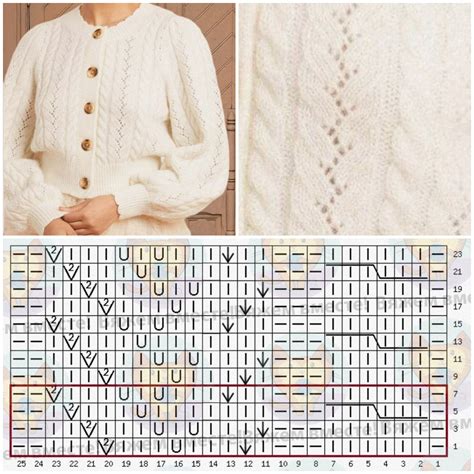 Укороченный кардиган Larry Allen Mcbee Вязание Уроки вязания Рукоделие