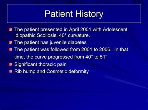 Case Review 2 A 20 Year Old Female With Adolescent Idiopathic