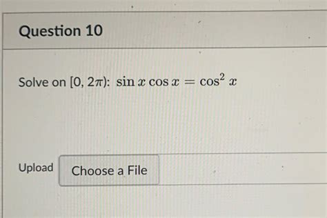 Solved Solve On 02π Sinxcosxcos2x Upload
