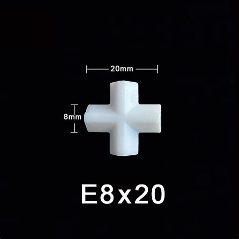 ptfe 자석 교반기 믹서 교반 바 십자형 교반 바 흰색 스핀 바 e8 x 20mm 3 개 학교 및 교육 용품