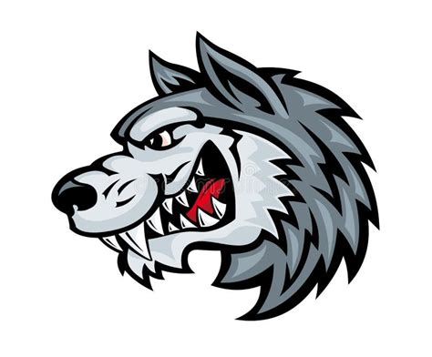 Angry Wolf Stock Vector Illustration Of Carnivore Howling 46031247
