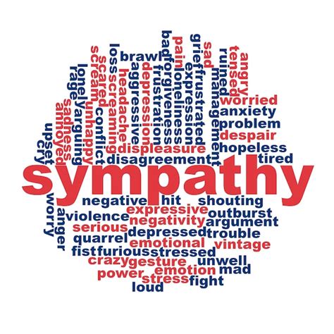 Concepto De Nube De Word De Simpatía Foto Premium