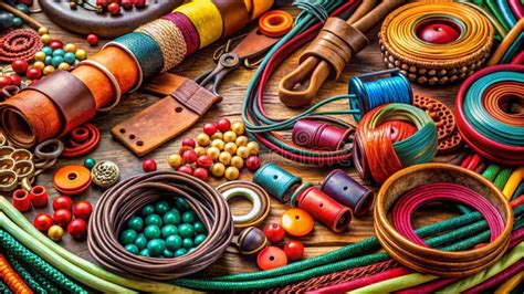 Artisan Crafted Leather And Beads A Colorful Collection Of Handmade