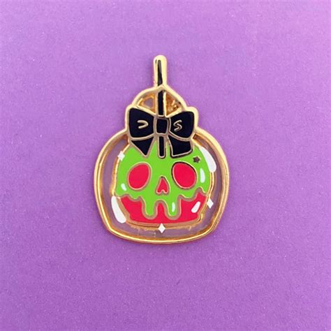 Deadly Apple Enamel Pin Sharodactylart