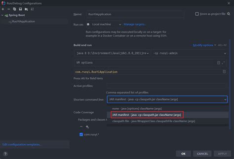 Bug0029 Intellij Idea20213运行报command Line Is Too Long Code7rain 博客园