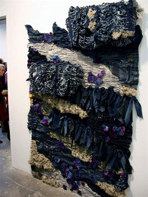 Reclaim Textile Assemblage Wall Art By Tarmi Clarke Tarmi Artist