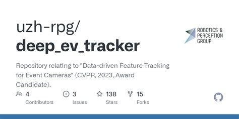 github uzh rpg deep ev tracker repository relating to data driven