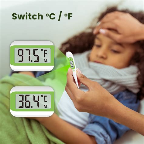 Digital Thermometer Green
