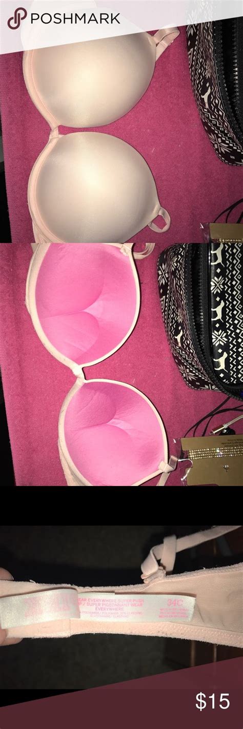 Light Pink Push Up Bra Victoria S Secret Pink 34c