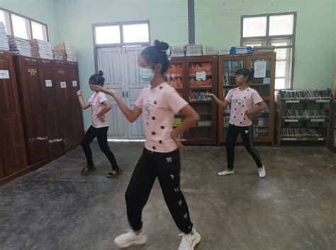 သိန္နီမြို့ လူထုအခြေပြုဗဟိုဌာန Communiy Centre ခန်းမတွင် လူငယ်များကျန