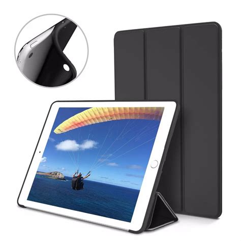 For Ipad Air Case Silicone Soft Back Slim Pu Leather Smart Cover For Apple Ipad Air Air