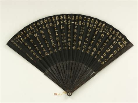 清 王杰书乾隆御制题扇诗王武桃花杨柳等四首成扇 台北故宫博物院馆藏 古玩图集网
