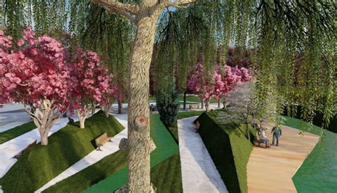 Kent Park Peyzaj Projesi Konsept Yeryüzünde Yırtılmalar Yeşil Mimar