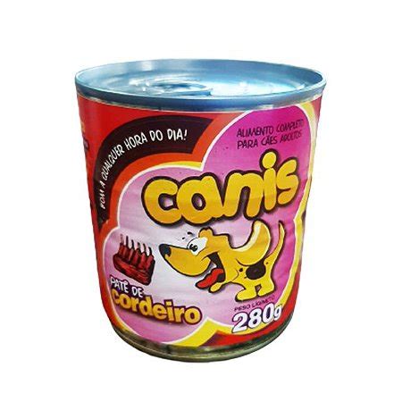 Ração Úmida Canis Patê lata Para Cães Adultos Sabor Cordeiro gramas Multi Patas Pet Shop