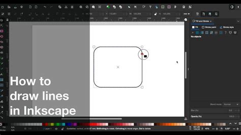 how to draw lines in inkscape youtube