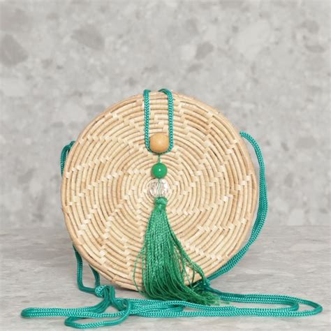 Bolsa Tambor Palha Bolsa De Ombro Feminina Nunca Usado 91964769 Enjoei