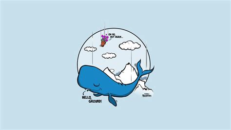 Blue Whale Illustration The Hitchhiker S Guide To The Galaxy HD