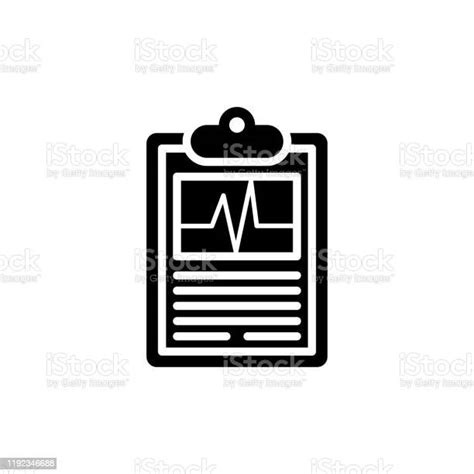 Ecg 報告向量字形圖示向量圖形及更多健保和醫療圖片 健保和醫療 剪貼板 心臟監測儀器 Istock