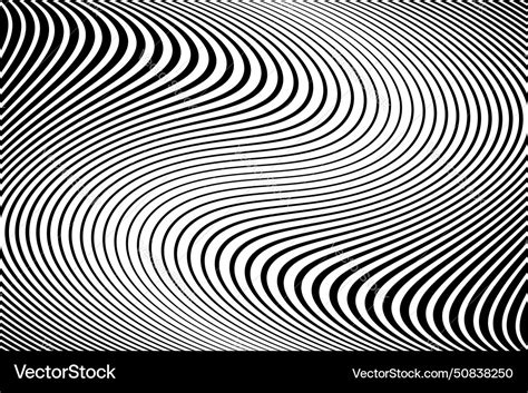 Wavy Lines Pattern Royalty Free Vector Image Vectorstock