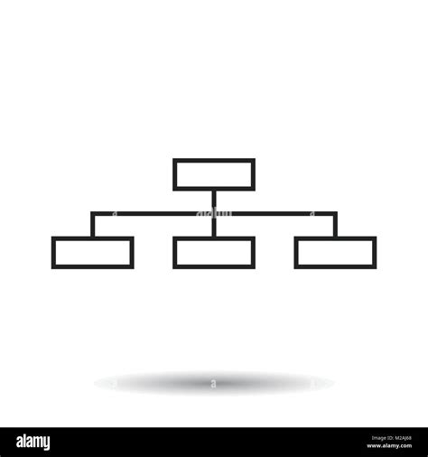 Structure Simple Flat Icon Vector Illustration On White Background