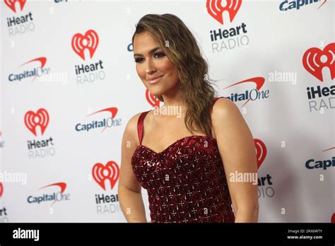 Tv Host Cassie Dilaura Arrives For The Iheartradio Music Festival At T