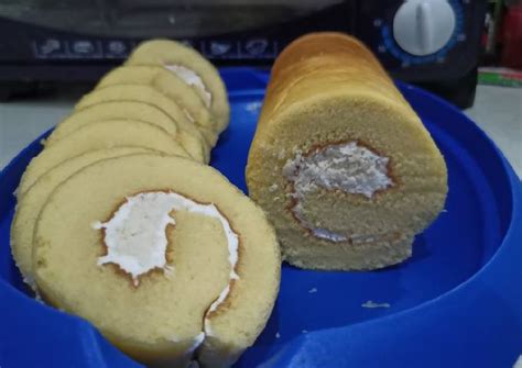 Resep Roll Cake Ala Bolu Meranti Isi Keju Super Simple Oleh Bunda Ririn Cookpad