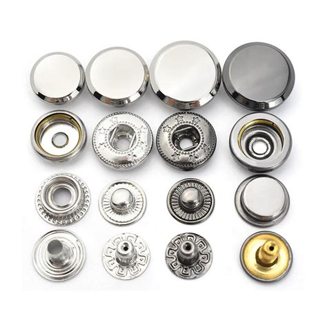 Accept Customization Metal Snap Button For Leather Clothing Clothes