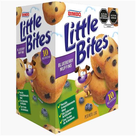 Brownie Bimbo Little Bites Blueberry Caja 130g Plazavea Plazavea