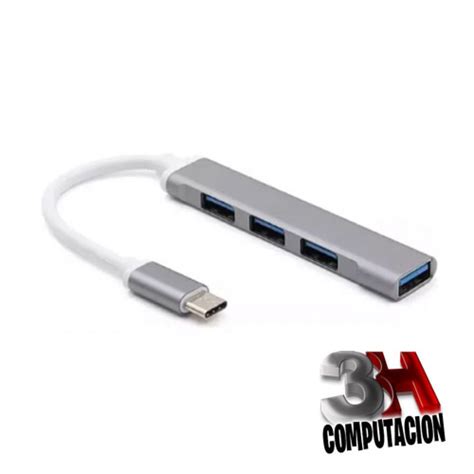 Hub Usb En Tipo C A Puertos Usb
