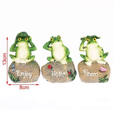 Frog Garden Sculpture Frog Sitting In Stone Garden Vicedeal