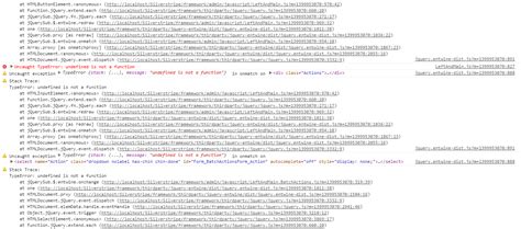 Silverstripe Install Admin Js Errors Stack Overflow