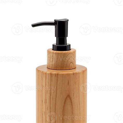 Wooden Bottle Pump Cap 68139451 Png