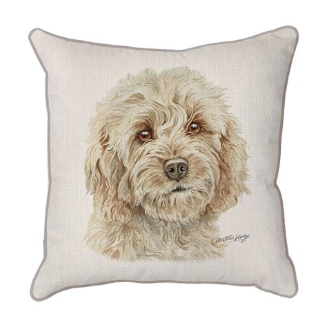 Cockapoo Dog Scatter Cushion Daro Cane Furniture