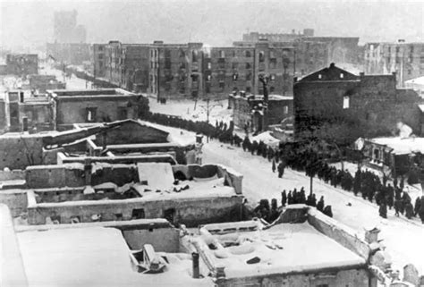 German Soldiers March Into Captivity Stalingrad Wwii Old Photo Eur 646