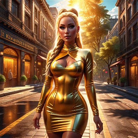 Sexy In Gold On Fashion Street By Thifanyjohnst On Deviantart