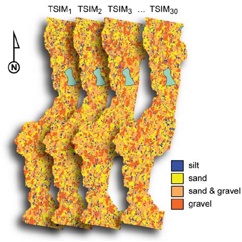 2 Realizations Of Aquifer Materials From Tsim Subprogram Of Download Scientific Diagram