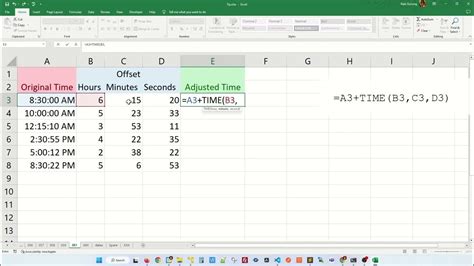 Add Hours Minutes And Seconds To Time In Excel Excel Tips And Tricks