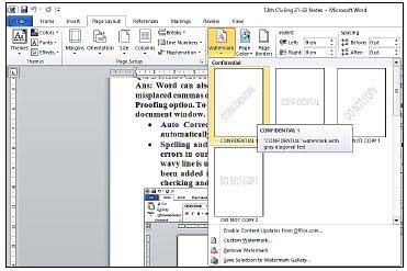 Cbse Class Computer Science Microsoft Word Part Worksheet