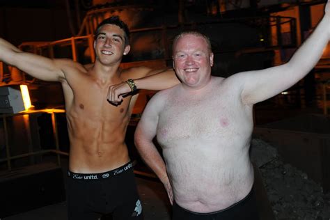 Amateur Actors Ready To Do The Full Monty