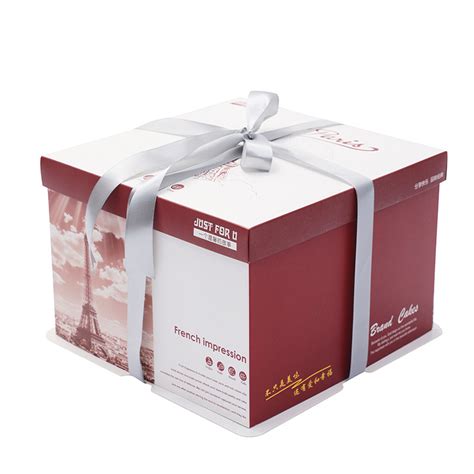Wholesale Decorative Fancy Cake Boxes Roll Cake Box Cardboard Packaging Box Printing Paper T