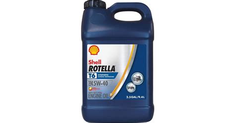 Shell Rotella T6 Full Synthetic 5w 40 Diesel Engine Oil • Price