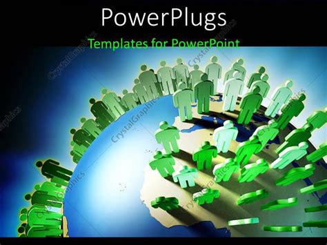 PowerPoint Template World Population Rise And Earth Overcrowding 31656