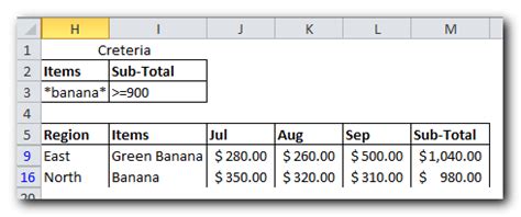Excelsirji Advance Filter In Excel