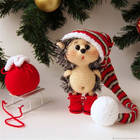 Прелестные вязаные игрушки от Елены Химинченко