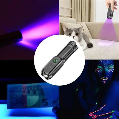 Mini Purple Light Very Strong Led Flashlight High Grandado
